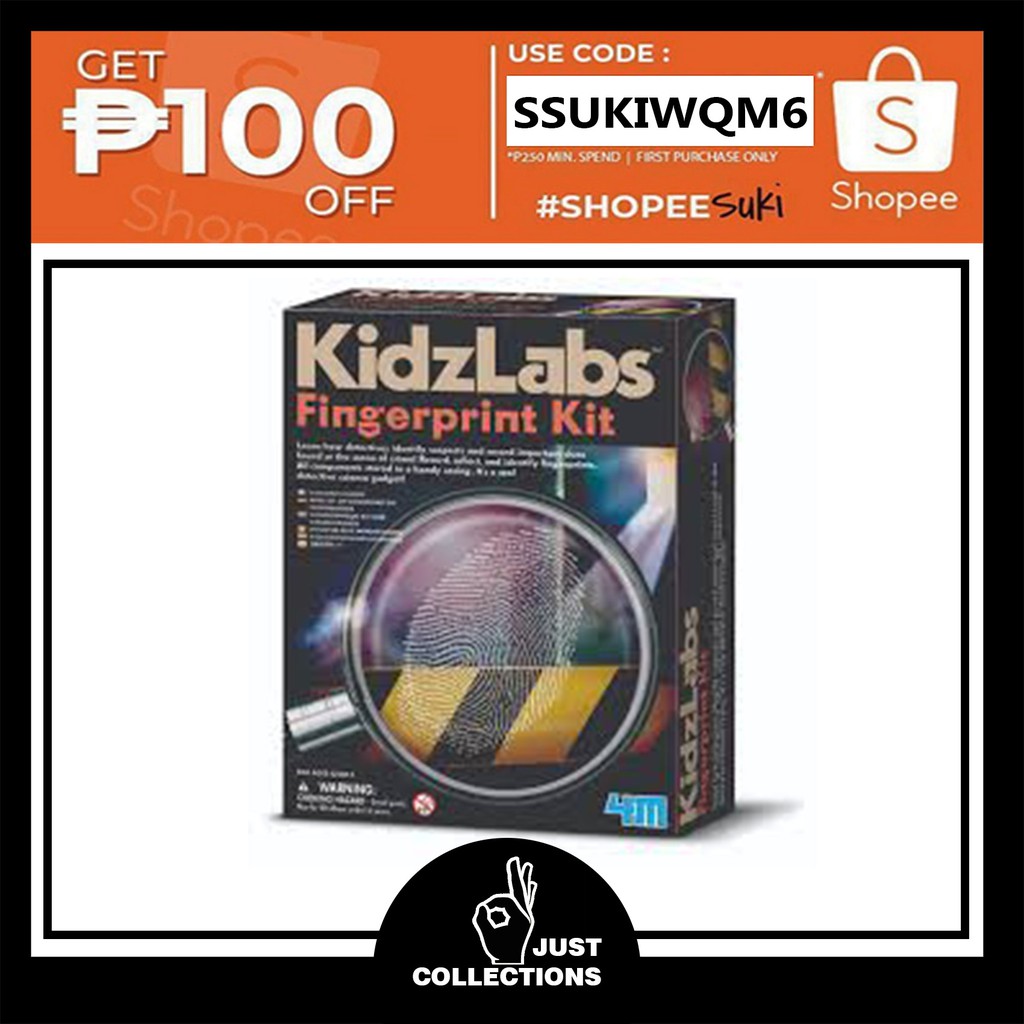 FINGERPRINT KIT Science Experiment Toy | Shopee Philippines
