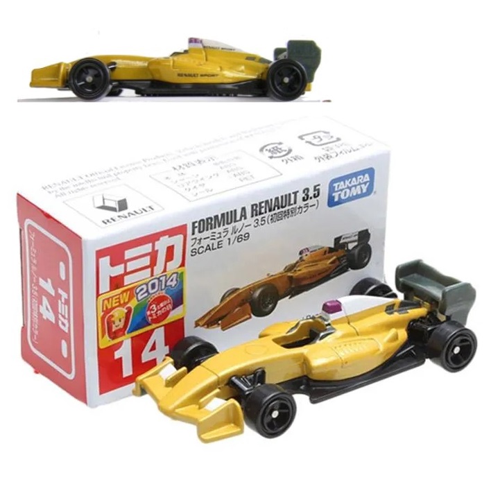 Renault Formula 3.5 brown no. 14 Tomica | Shopee Philippines
