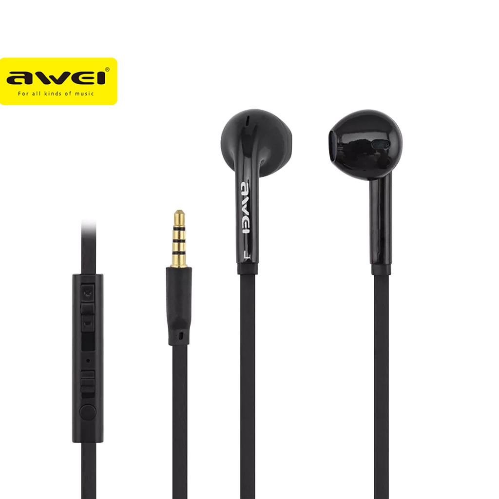 Awei ES-15Hi In-Ear Wired 3.5mm Headset Earphone Mini Stereo with Mic ...
