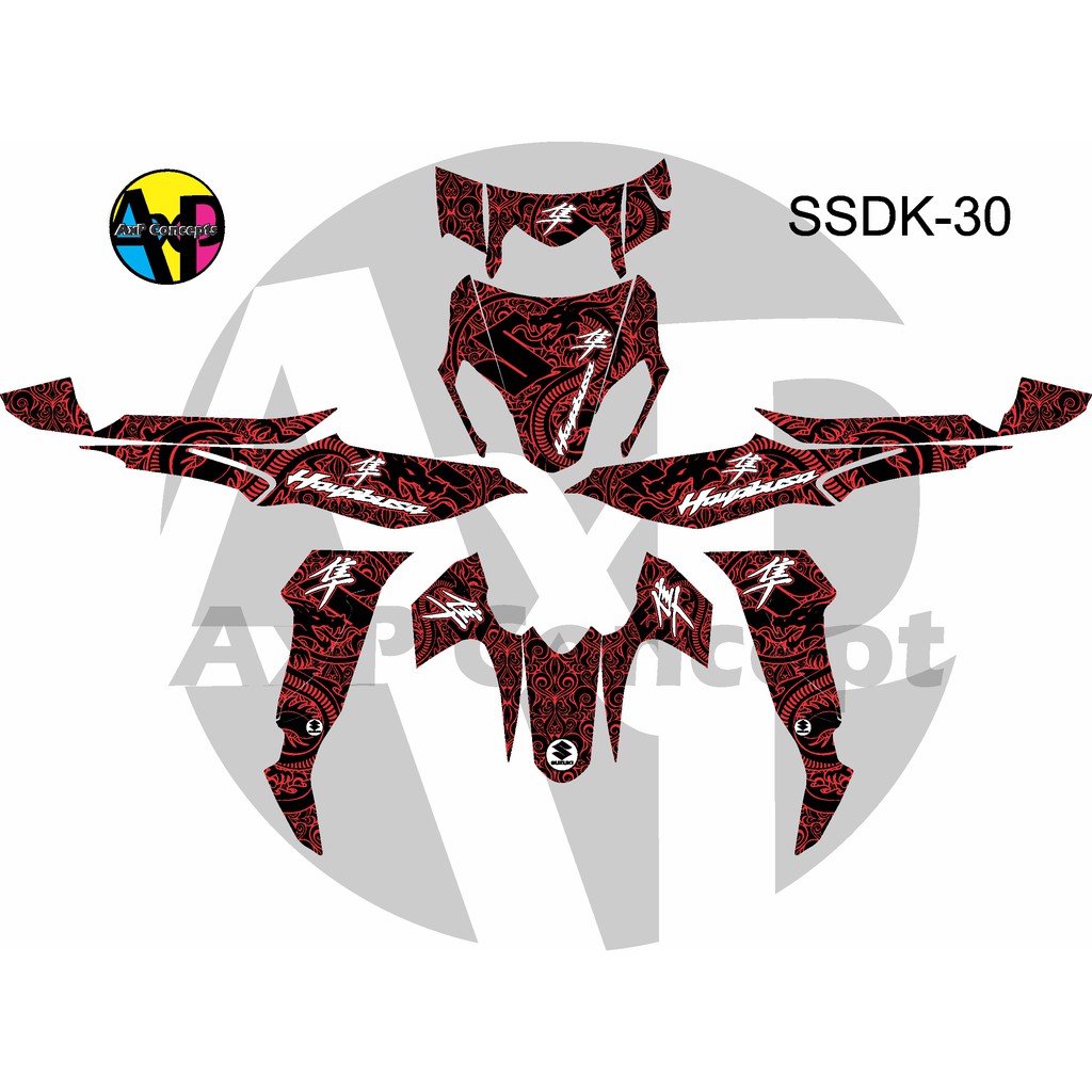 Suzuki Smash 115 Full Decals SSDK-30 (Laminated) | Shopee Philippines