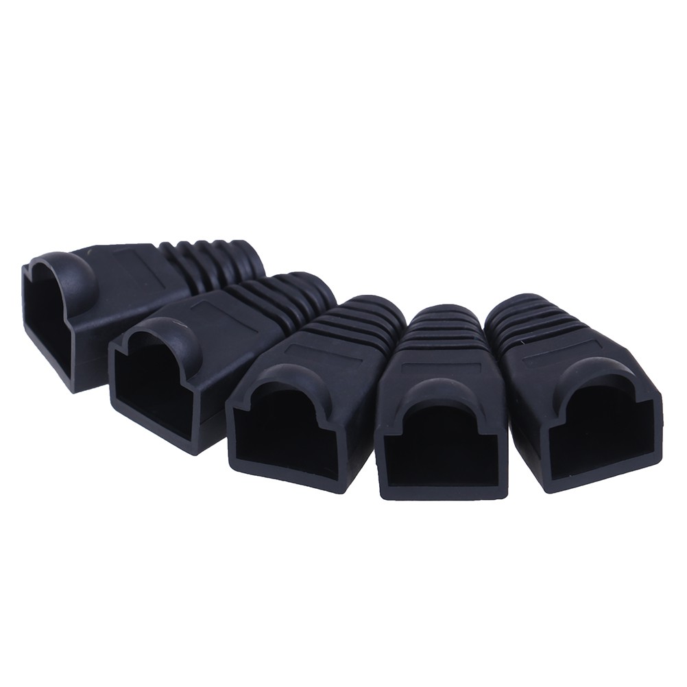 20pcs Rj-45 adapter cap rj45 cat5 cat6 cover cap socket boots cap head ...