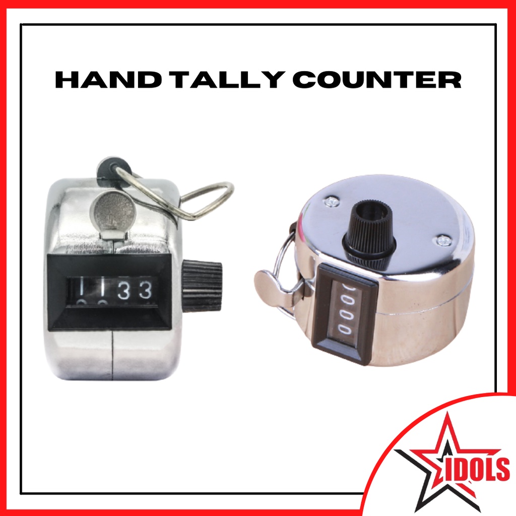 Counter Metal Case Manual Four Digit Counter With Plastic Base Hand ...