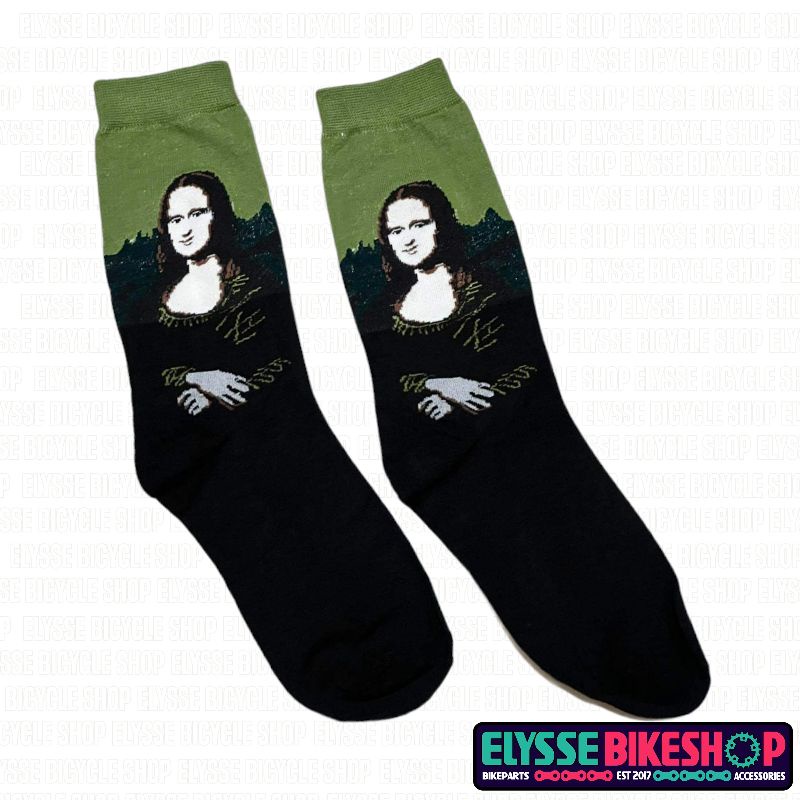 Korean Iconic Socks Unisex Mona Lisa Famous Paintings Art Gallery Men ...