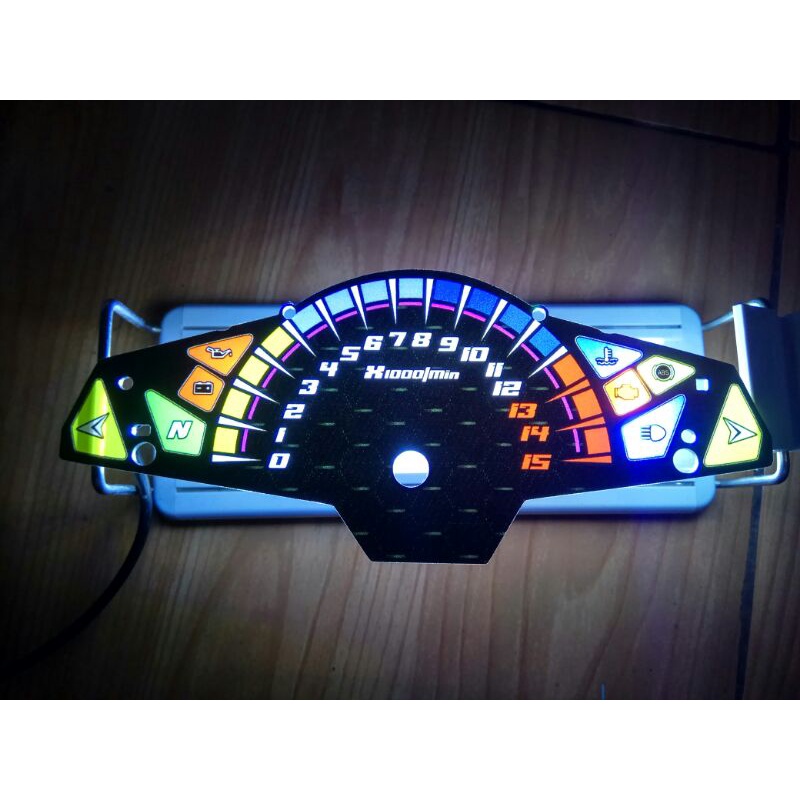 Custom ninja 250 Fi speedo meter board ninja 250 Fi speedo meter panel ...