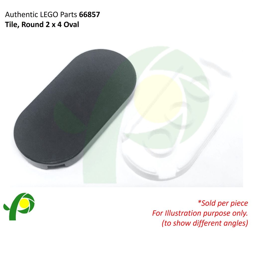 LEGO Parts 66857 Tile Round 2x4 Oval | Shopee Philippines