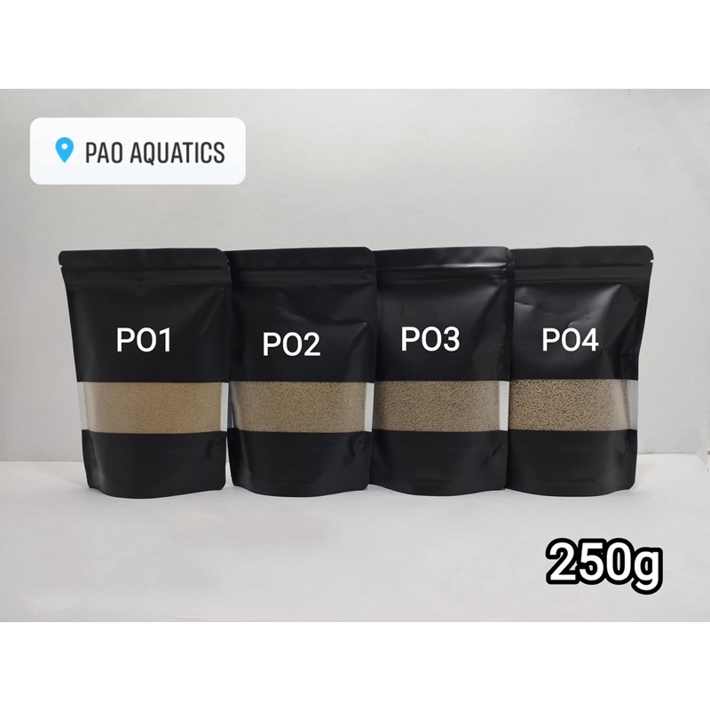po1 and po2 and po3 and po4 tateh vannamei 250grams (sinking pellet ...