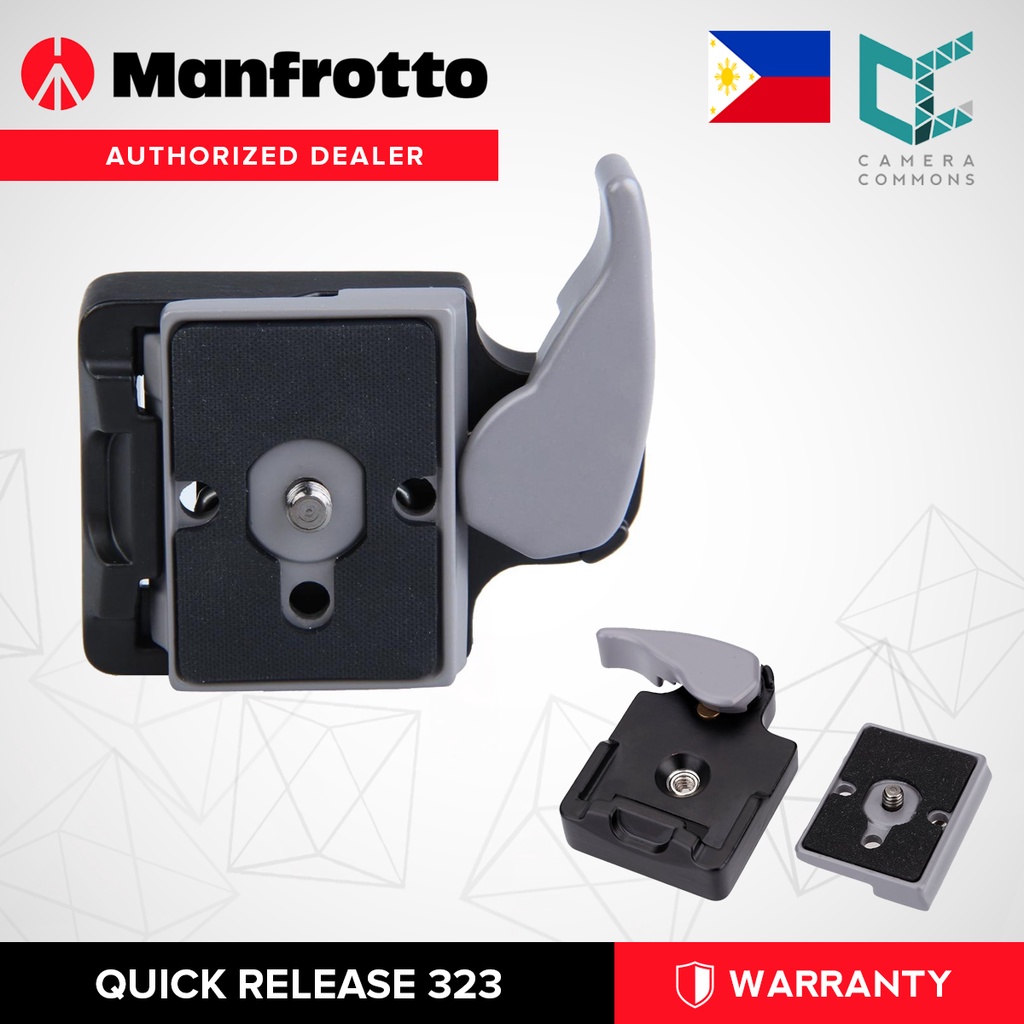 Manfrotto Quick Release 323 Standard Mount | Shopee Philippines