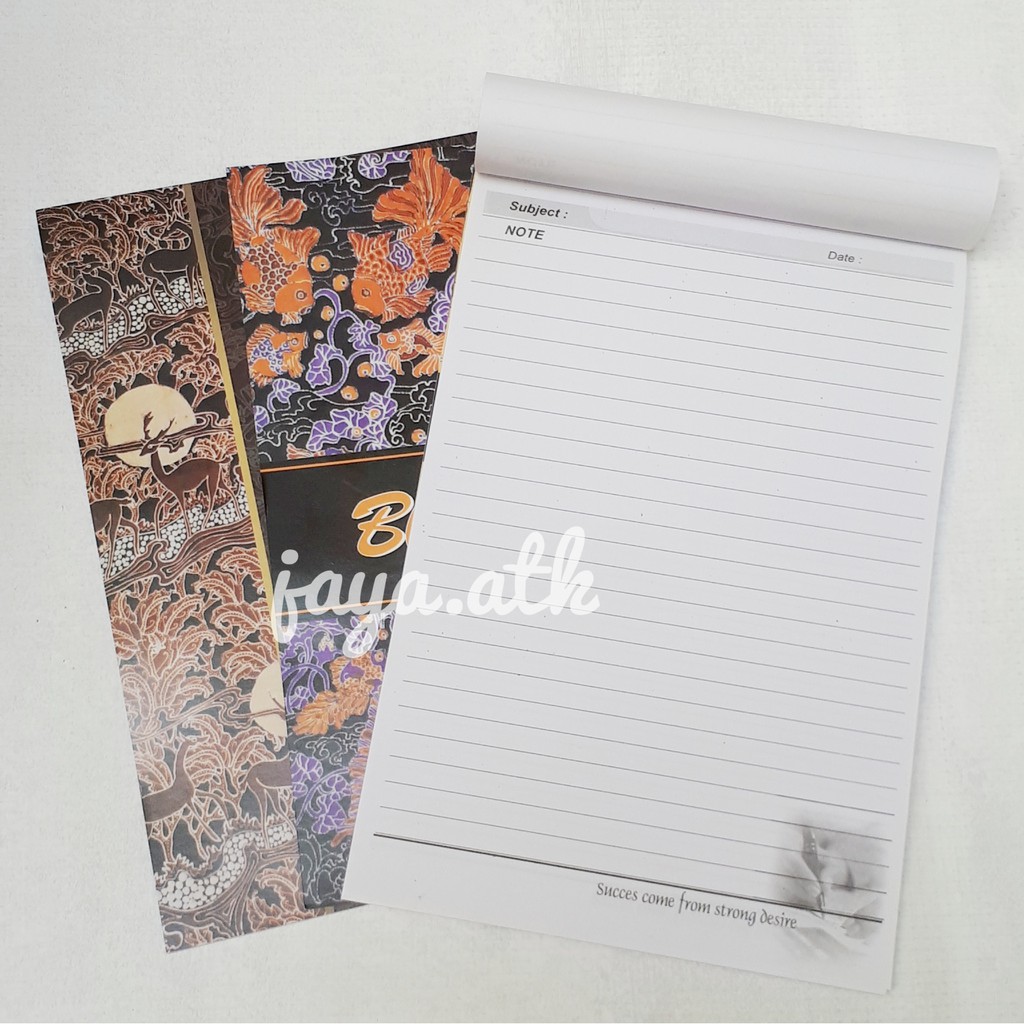 Block Note - Report Pad Batik A5 | Shopee Philippines