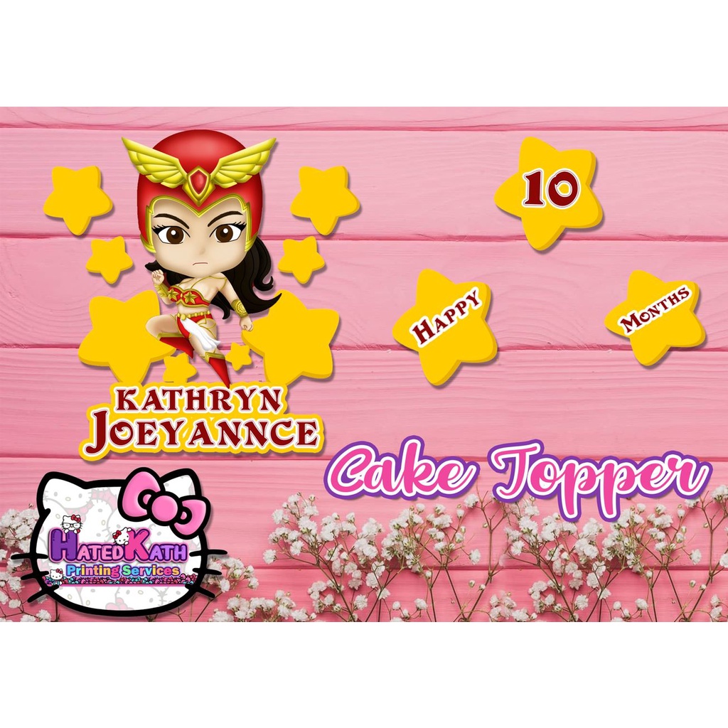 Cake topper Darna | Darna | Customize | Shopee Philippines