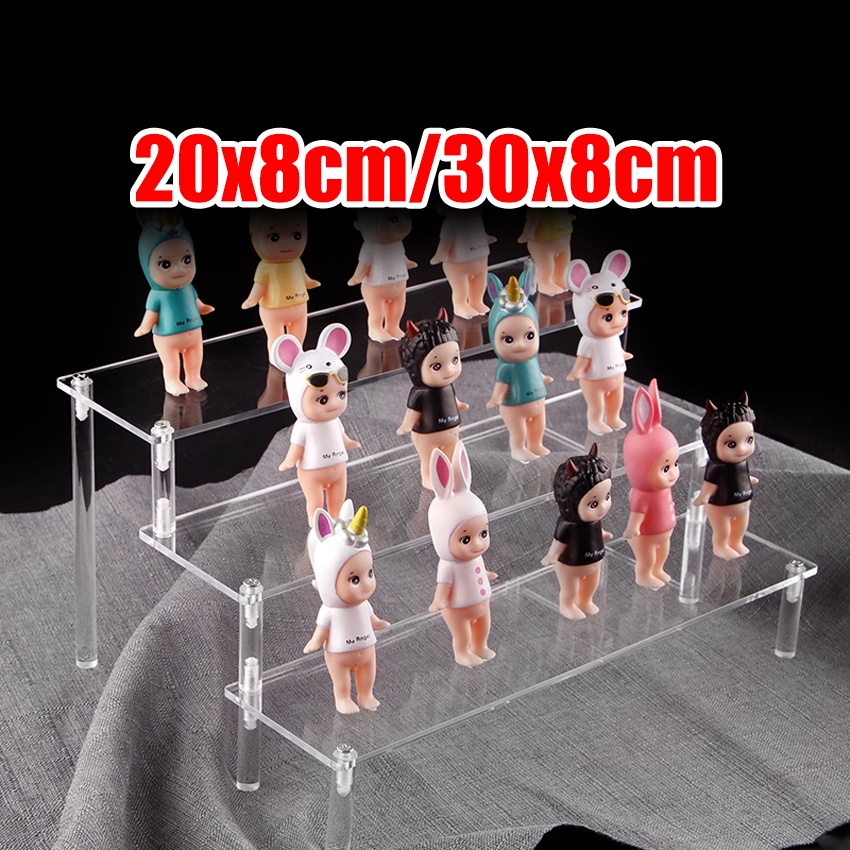 Acrylic Riser Clear Display Rack Kitchen Organizer Storage Rack Toy ...