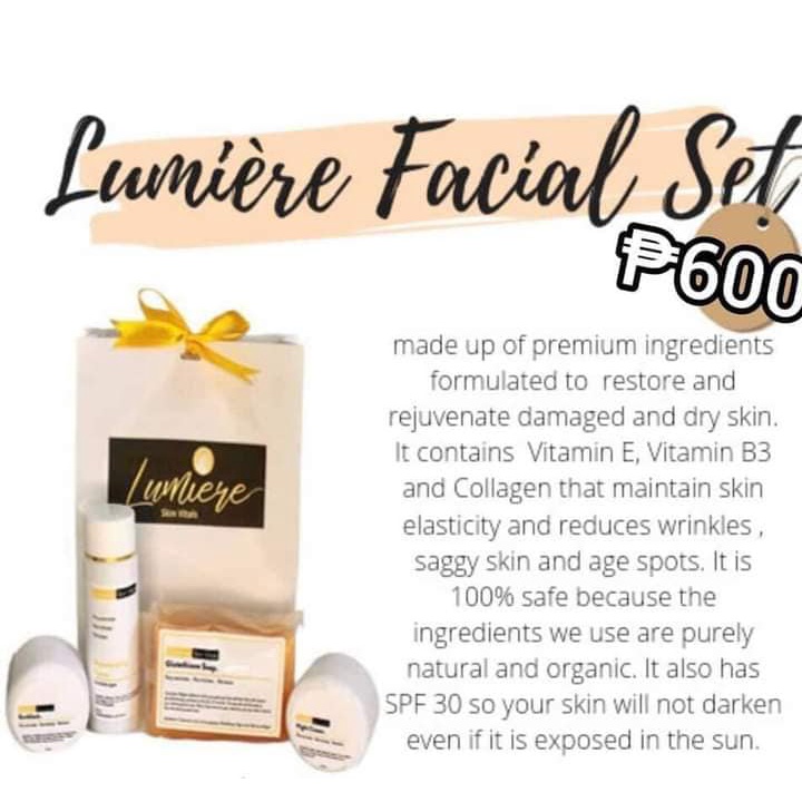 Lumiere Skin Vitals Rejuvenating Set | Shopee Philippines