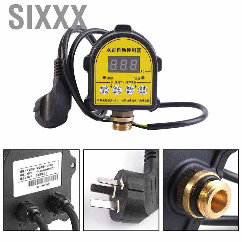 Sixxx Automatic Water Pump Pressure Controller Auto Control Electronic Switch 220V | Shopee ...
