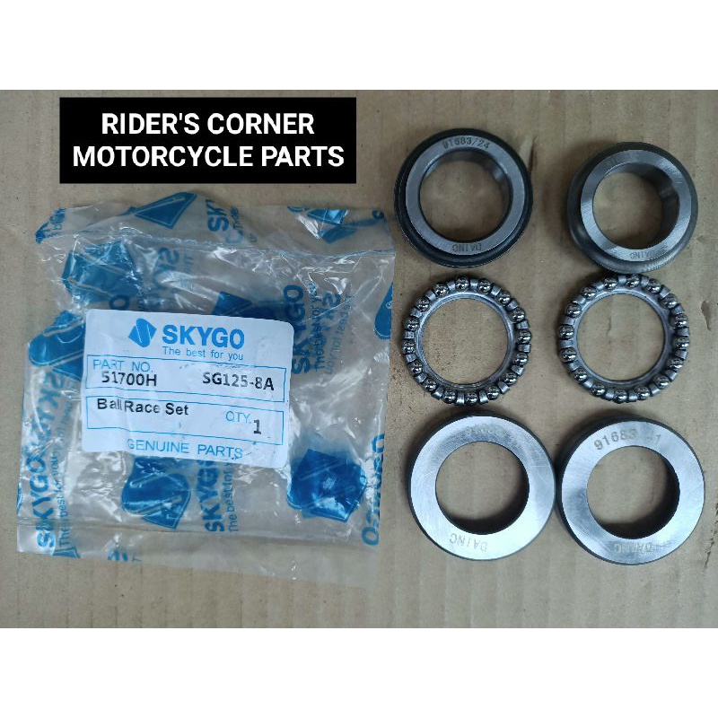 SKYGO WIZARD 125 KING 150 / TMX155 Ball Race Set / Steering Bearing ...