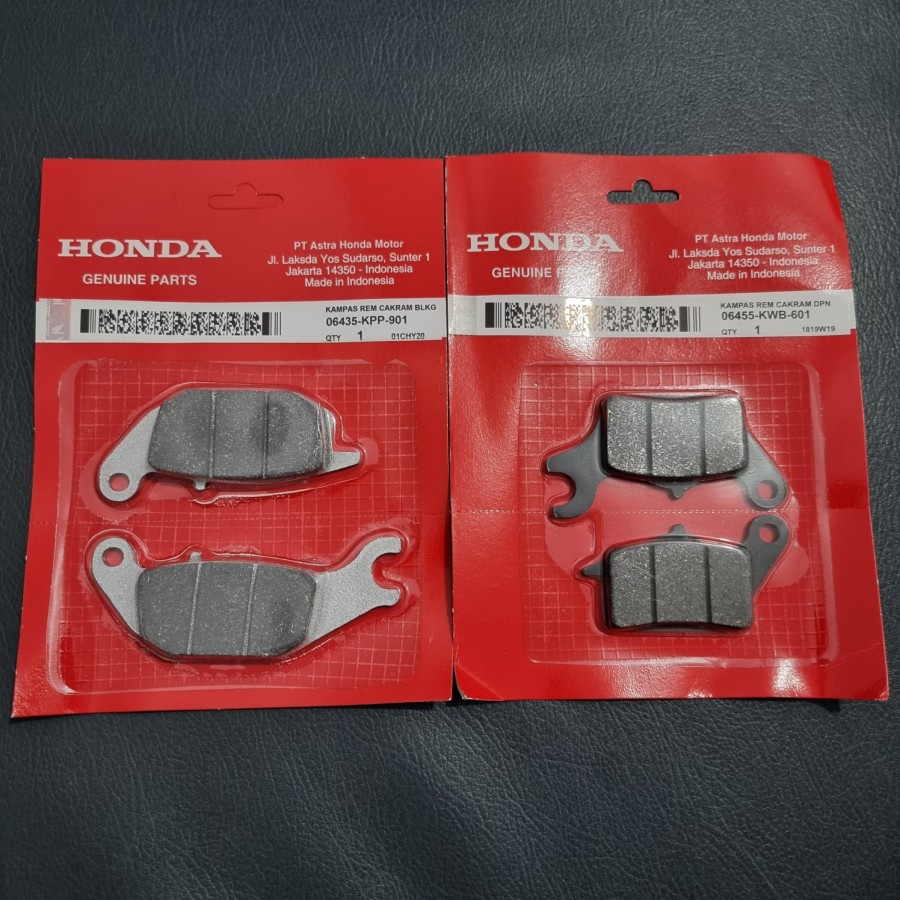 Revo New Supra X 125 FI Blade Front and Rear Dispad Brake Pad Package ...