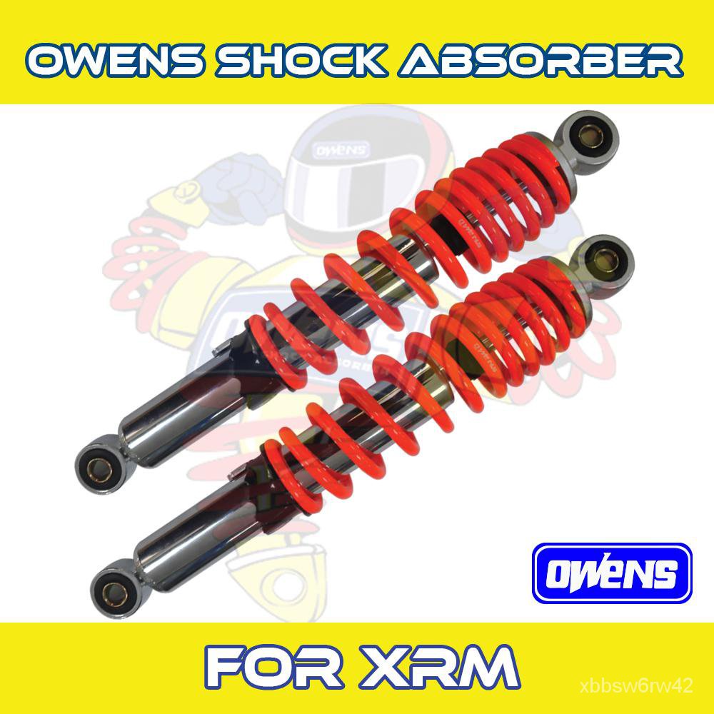 XRM 320MM Orange Owens Motorcycle Rear Shock Absorber (Pair) | Shopee ...