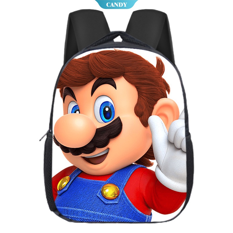 Super Mario School Bag Cartoon Children Primary and Secondary School ...