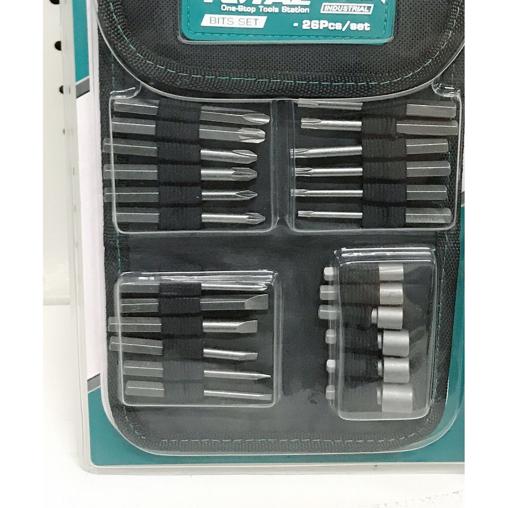 TOTAL tool 26pcs ratchet screwdriver set TACSD30266 industrial | Shopee ...