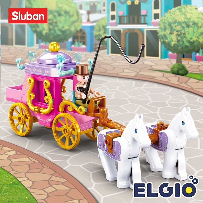 Sluban Bricks Royal Carriage Horse Train M38 B0872 | Shopee Philippines