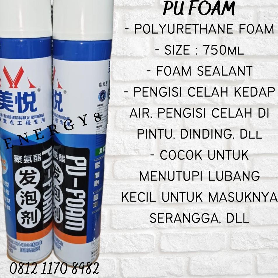 Polyurethane FOAM - PU FOAM - FOAM SEALANT 750ml Various Brands ...