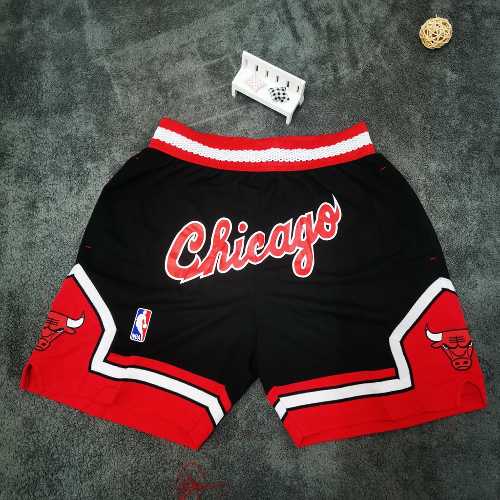 avig Thailand class A 1997 Chicago Bulls Retro Basketball Shorts Men's ...