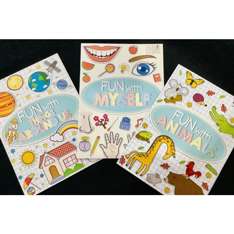 FUN WITH SCIENCE SERIES SET OF 3 (ANIMALS, MYSELF, & THINGS AROUND US ...