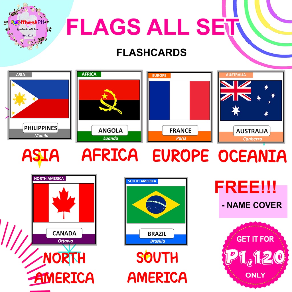Kids Momsh PH - FLAGS ALL SET | Shopee Philippines