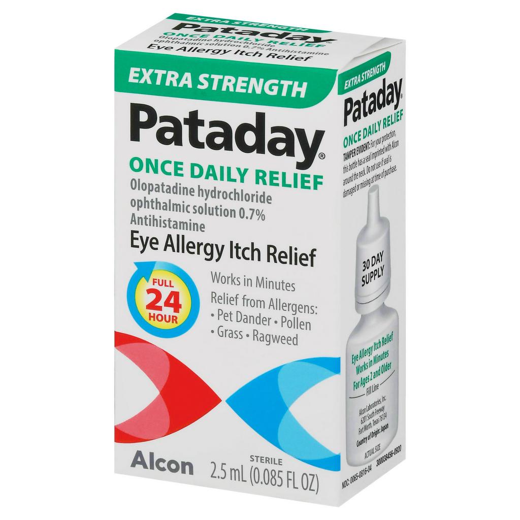 PATADAY / Once Daily Relief / Extra Strength / Eye Allergy Itch Relief ...