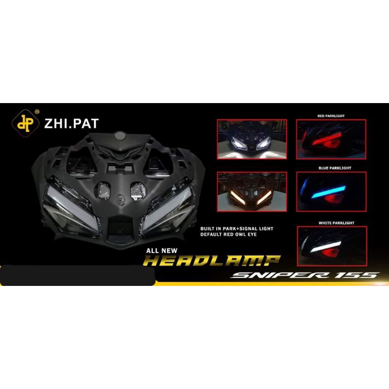 Zhipat Led Parklight High Beam Assembly with Inner Panel Plug n Play ...