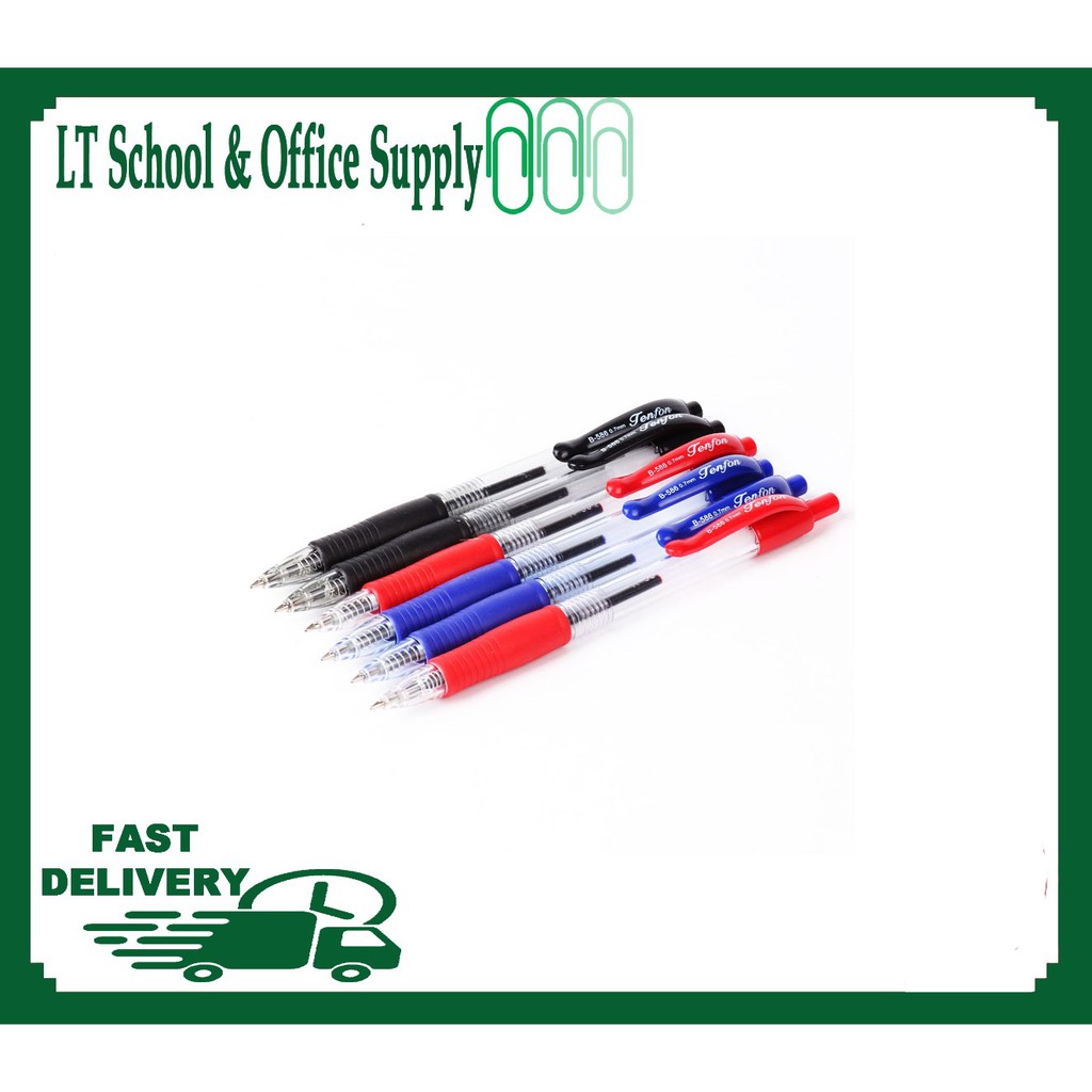 Tenfon Gel Pen Ballpen 0.5mm | Shopee Philippines