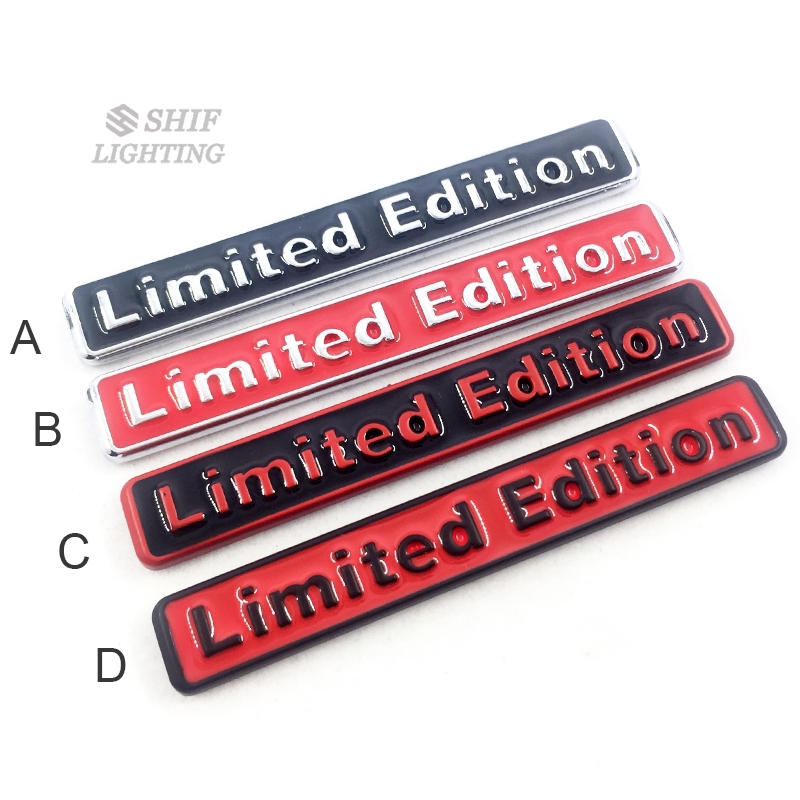 1 x Big Car 3D Metal Limited Edition Logo Car Auto Rear Side Emblem ...