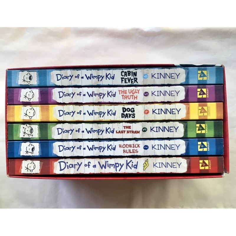 Diary of a Wimpy Kid bundle of 8 books | Shopee Philippines