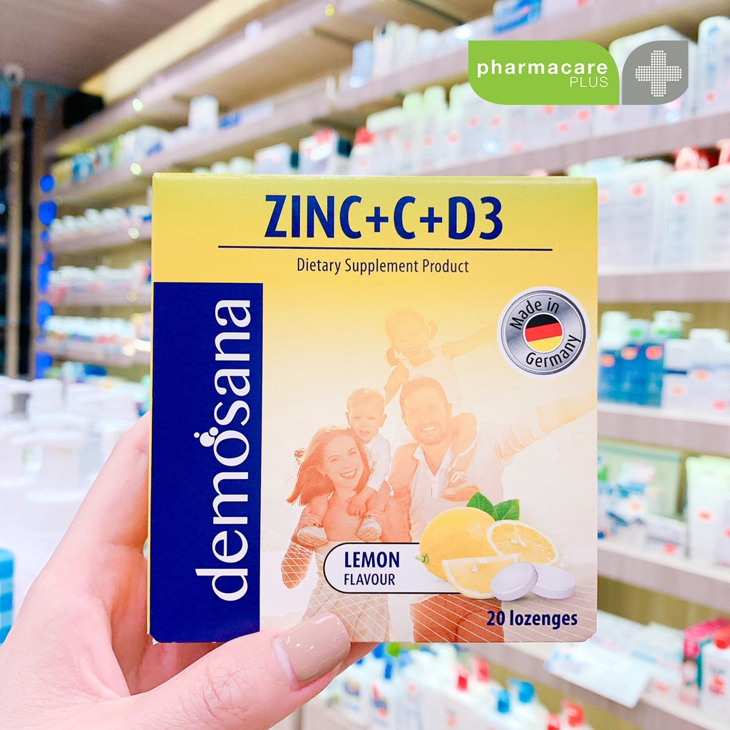 EXP.02/2025 Demosana Zinc + C + D3 bx 20 tab Amosan Tablets + D3 ...