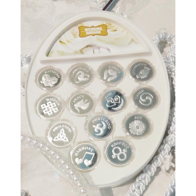 Wedding Arrhae | Arras Coins | Coin Bearer Coins | Unity Coins Silver ...