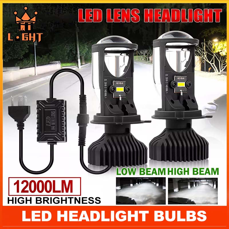 CO LIGHT 20000LM Canbus 90W/Pair Lamp H4 LED Mini Projector Lens ...