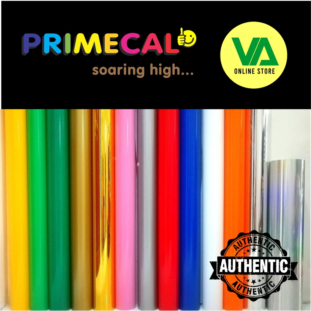 PRIMECAL Vinyl Sticker Authentic - 2ft and 4ft wide version | Shopee ...