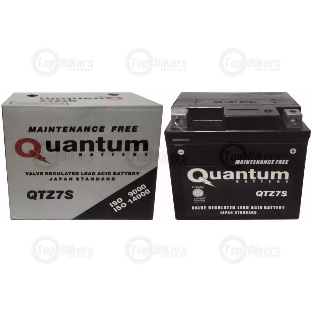 Quantum Motorcycle Battery QTZ7S 5L for Suzuki Raider 150 /Fi /R150 ...