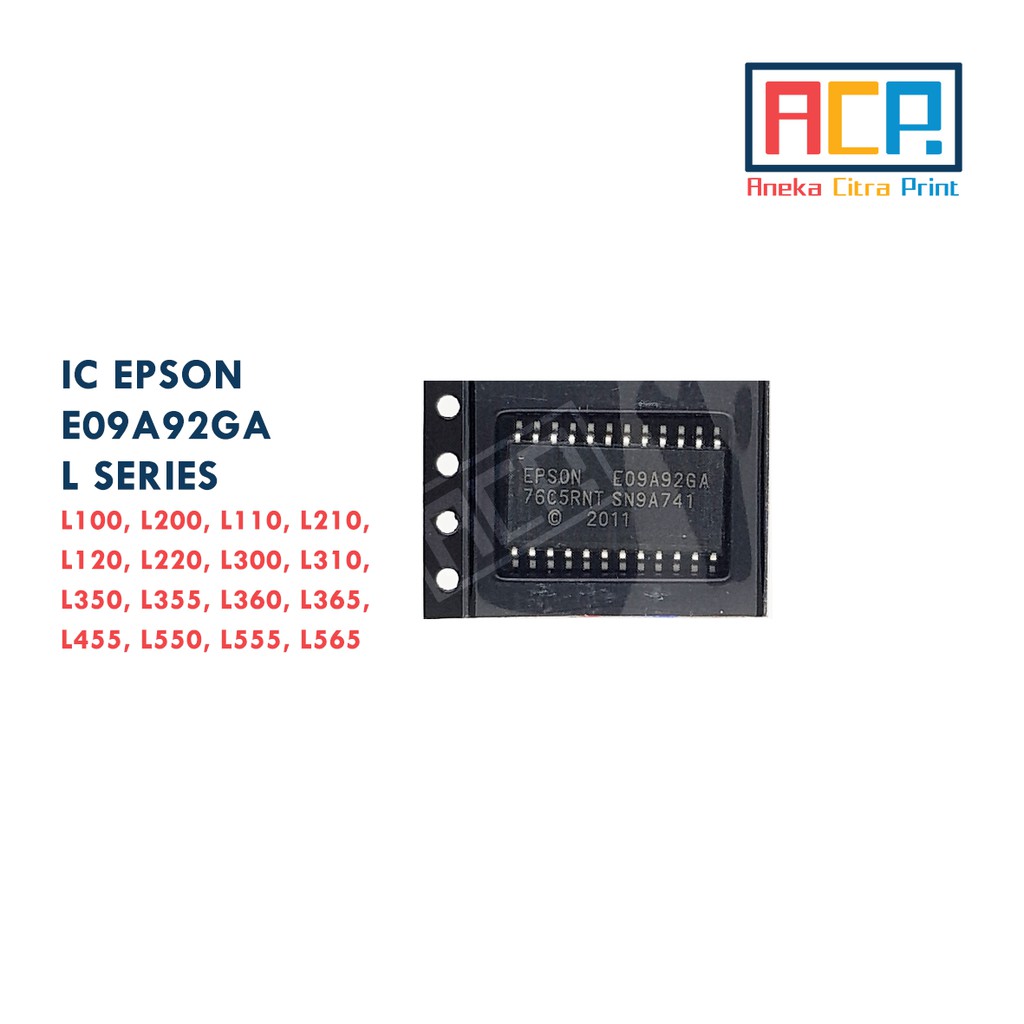 IC Epson E09A92GA Type L110 L120 L210 L220 L300 L350 L360 L Series - IC ...