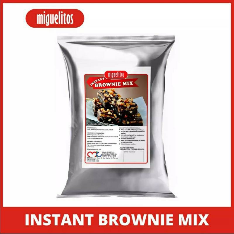 INSTANT BROWNIES PREMIX (500G) | Shopee Philippines