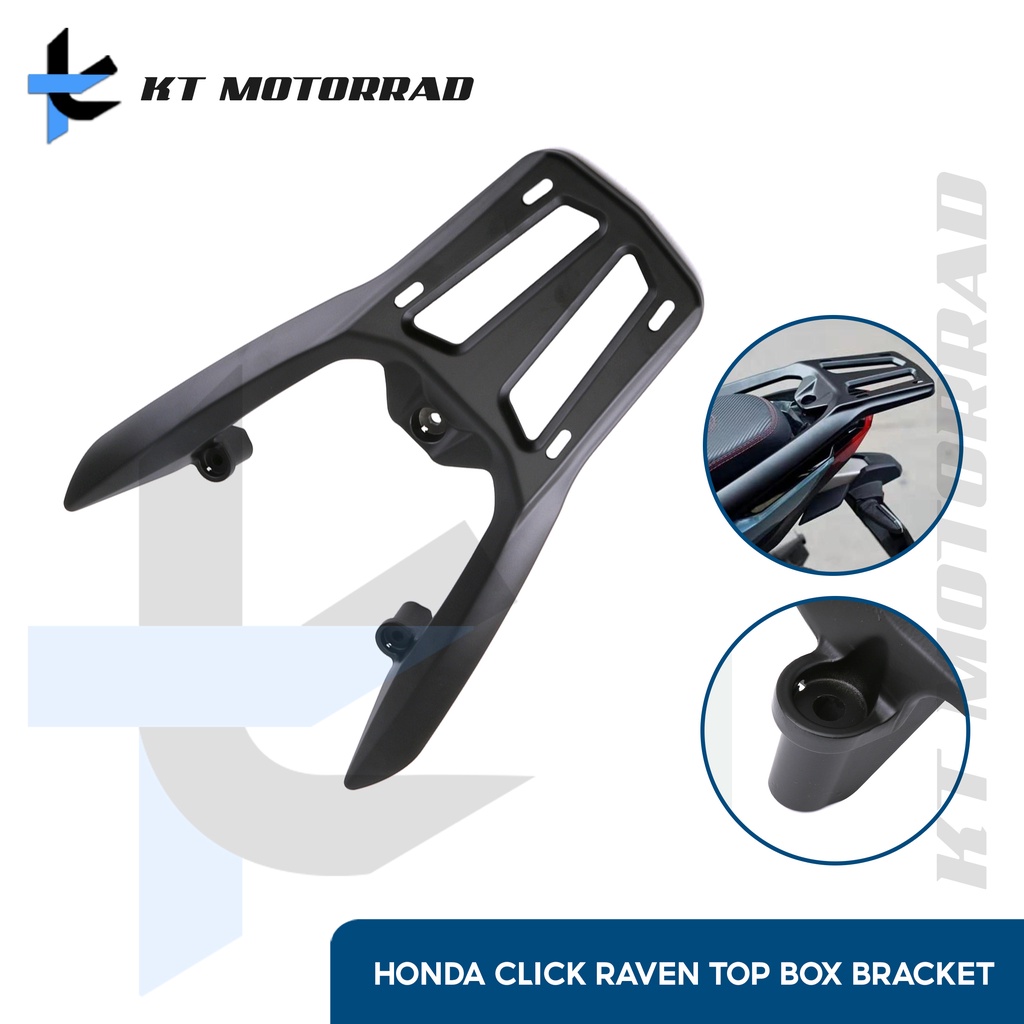 KT Top Box Bracket High Quality Aluminum for Honda Click V2-V3 125i ...