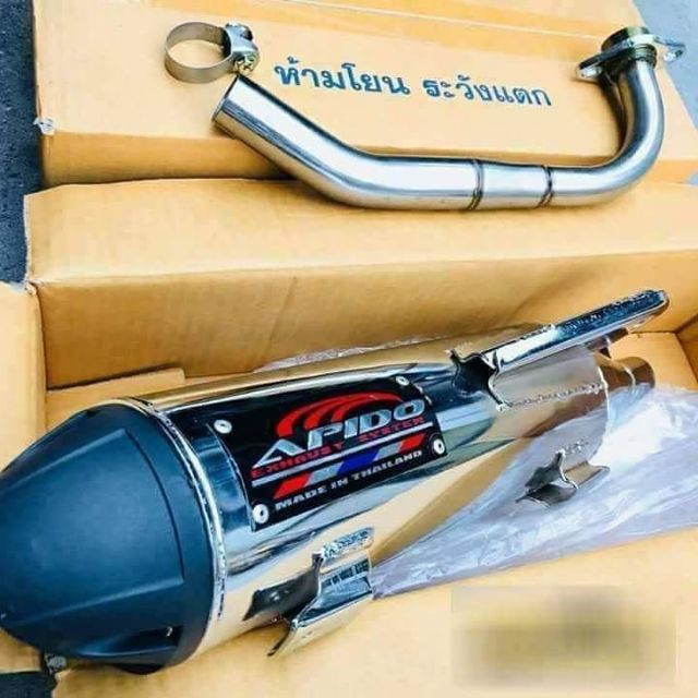 APIDO PIPE V3 CHROME XRM 110 / XRM 125 / Raider 150 | Shopee Philippines