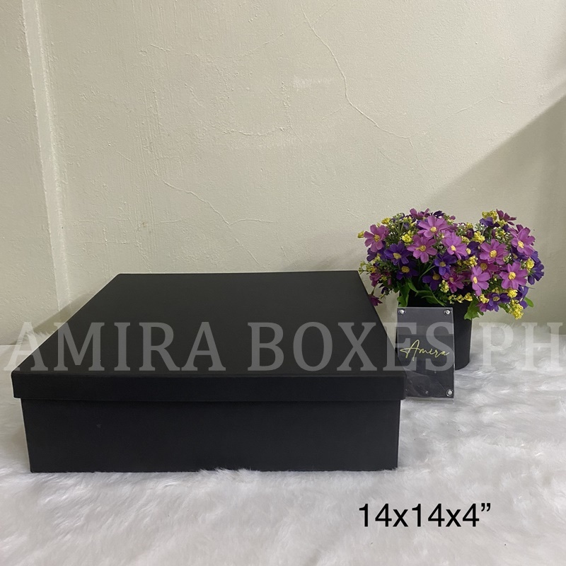 14x14x4" Square Regular Hard Box | Shopee Philippines