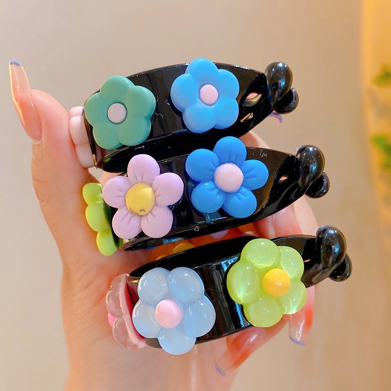 3 Pcs Korean Cute Hair Clips for Girls Fashion Hair Bun Large Cute ...