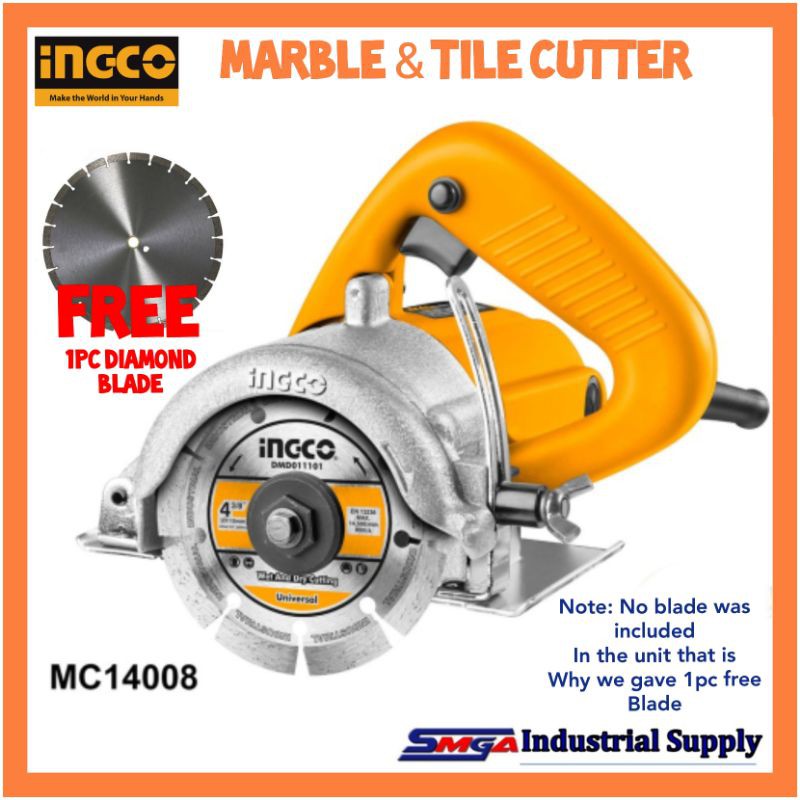 Ingco Marble & Tile Cutter MC14008 FREE CUTTING DISC | Shopee Philippines