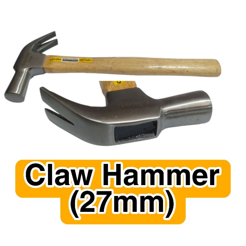 CANNON | Claw Hammer | Wood Handle 27mm" | Martilyo | Shopee Philippines