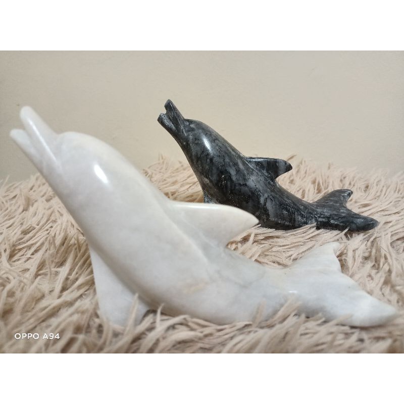Dolphin Marble Made Home decors Display 100% Pure Marble | Shopee ...