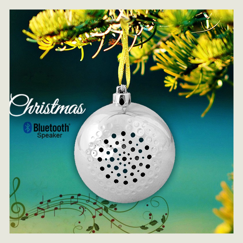 Christmas Ball Portable Speaker silver | Shopee Philippines