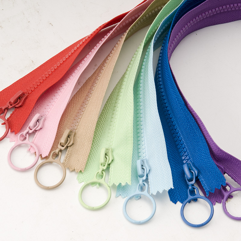 1 piece of 25cm resin zipper open seam plastic zipper wallet garment ...