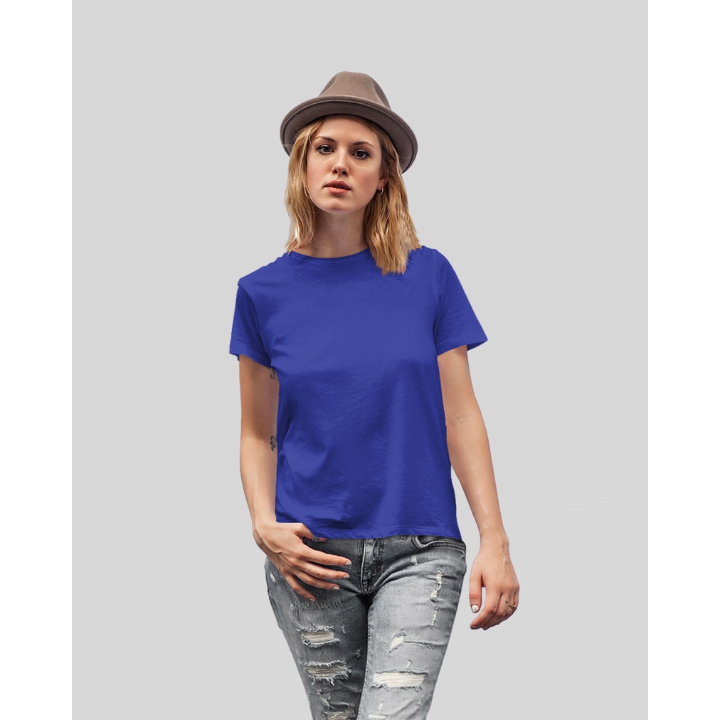 US-2 LADIES ROUND NECK - Light Blue | Dream Blue | Slate Blue | River ...