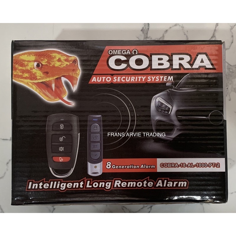 COBRA CAR ALARM 1001-PT-2 UNIVERSAL | Shopee Philippines