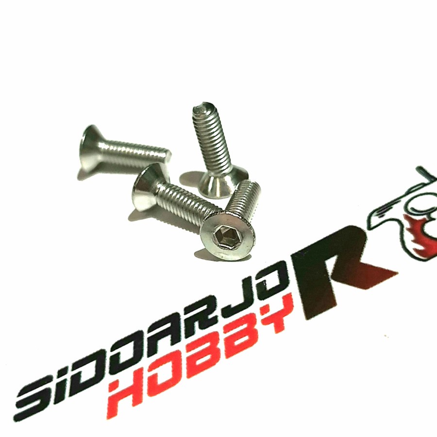 Countersunk VERSENG BOLT SCREW BOLT DYNAMO MOTOR RC - L M3 x 10 mm ...